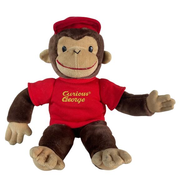 Curious George | Toys | Vintage Curious George Plush By Gund Red Shirt ...
